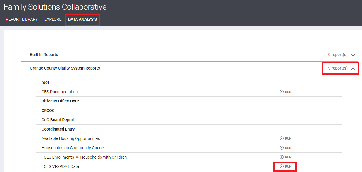 Coordinated Entry Reports on Enrollment and VI-SPDAT Data - OC HMIS