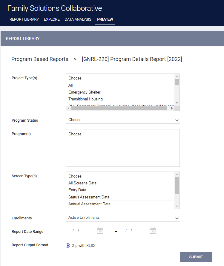 Coordinated Entry Reports on Enrollment and CES Assessment Data - OC HMIS
