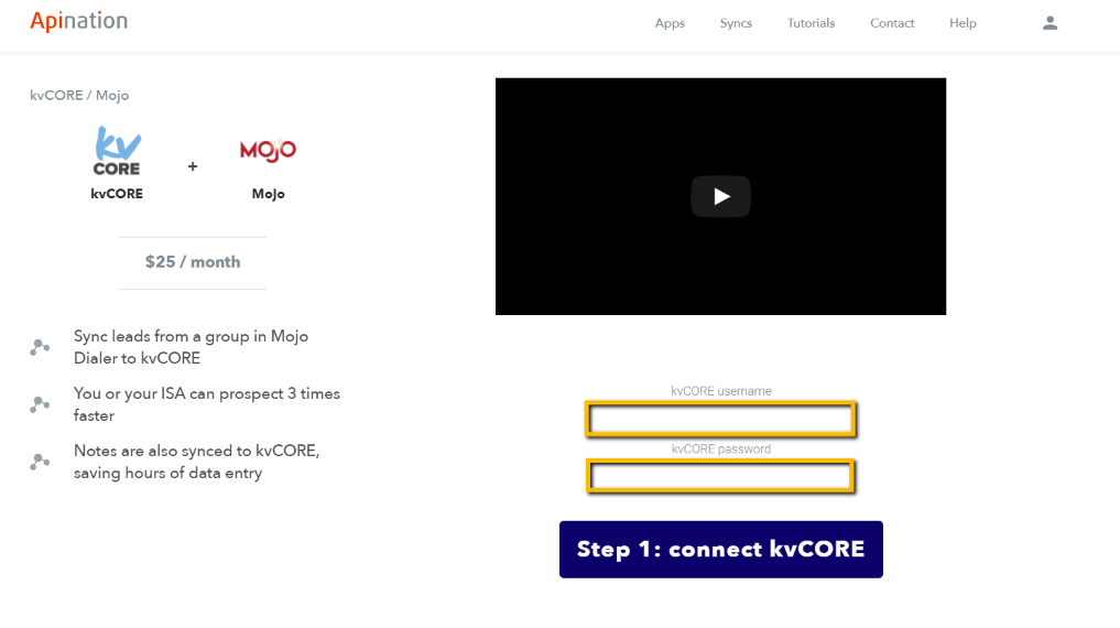 How to set up the Mojo Dialer and kvCORE Integration - API Nation - powered by HappyFox