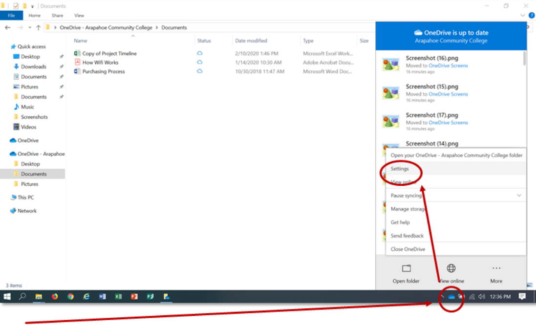How To Sync And Backup Files To OneDrive ACC Service Desk