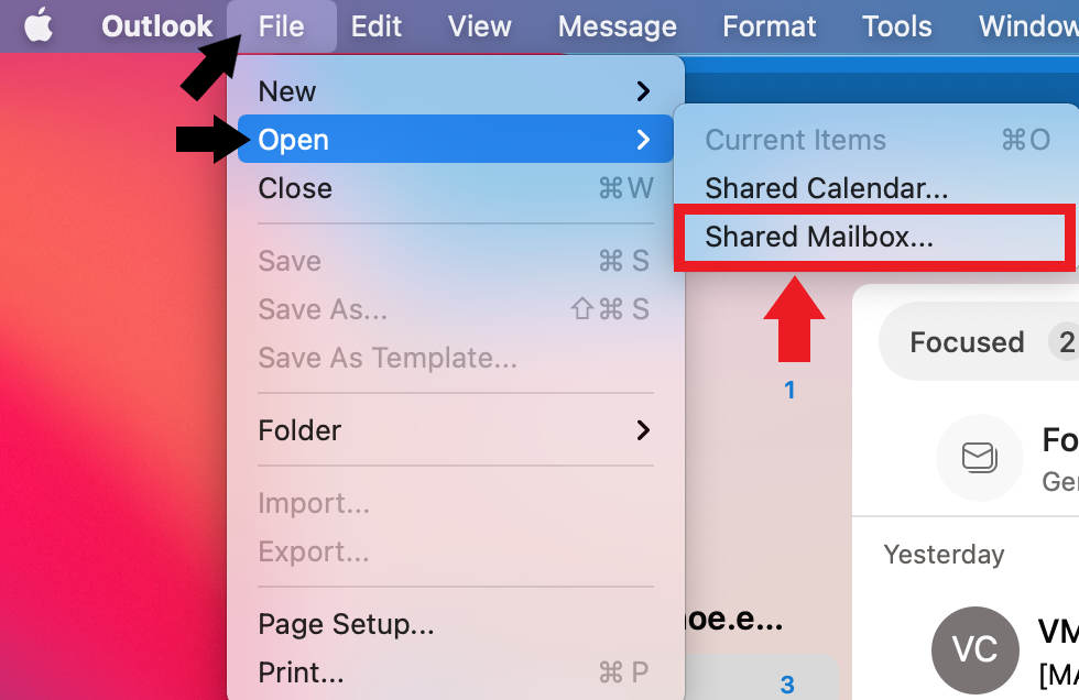 Mac How To Connect To Shared Mailbox And Calendar In Outlook ACC