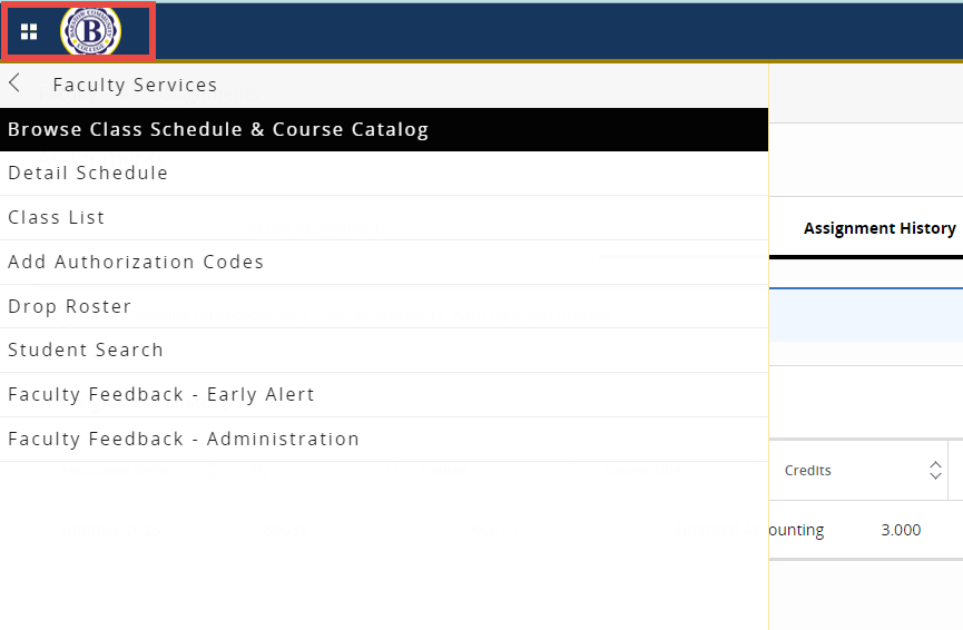 Faculty Dashboard - BCC Helpdesk