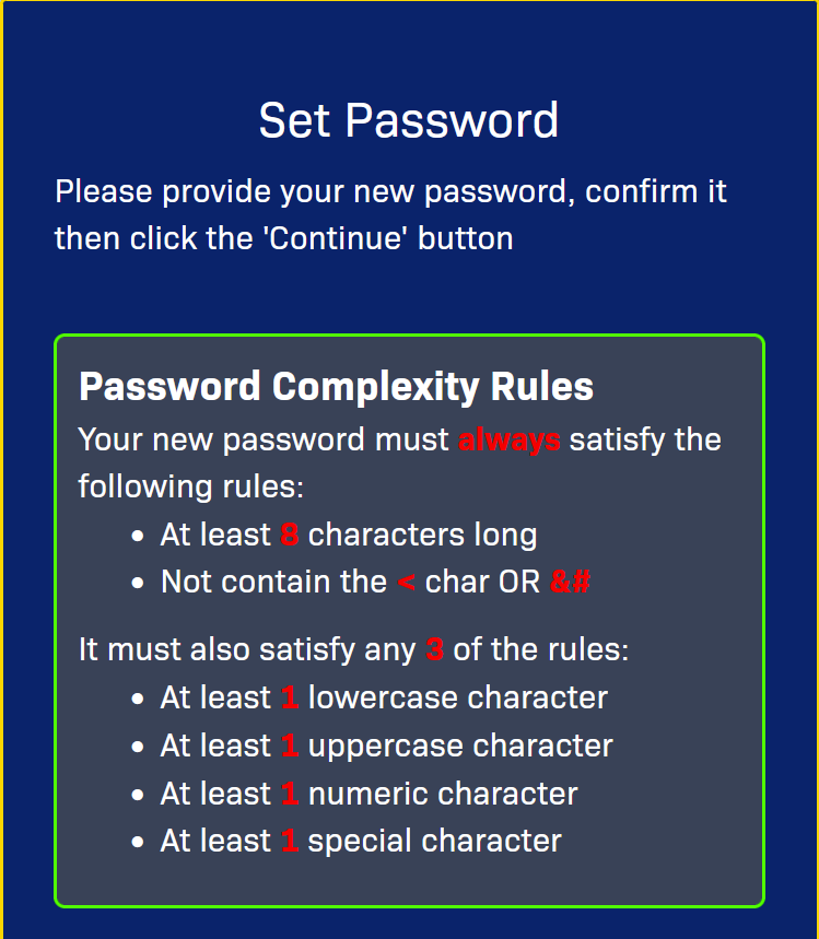 First Time Log-In and Password Reset FAQ - BCC Helpdesk