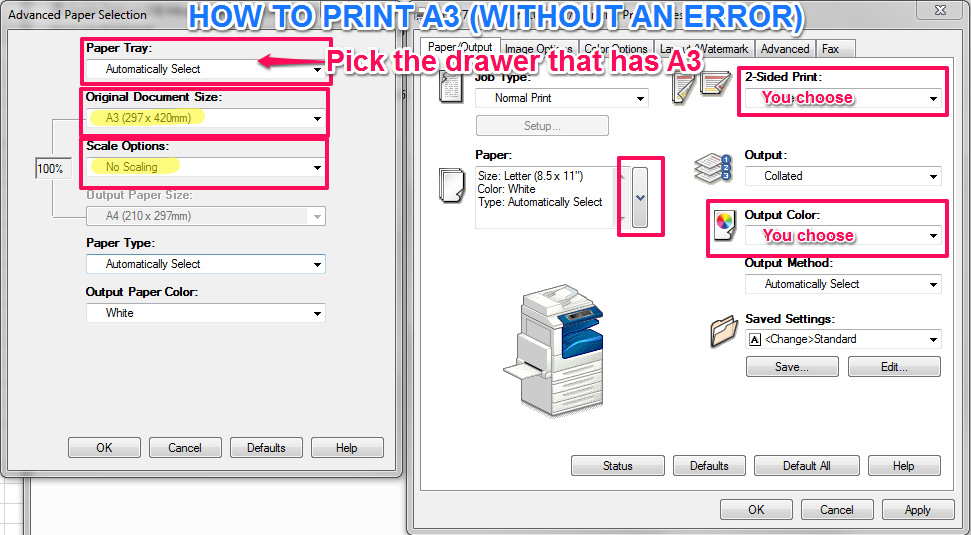 BISZ How To Print A3 Without An Error HappyFox