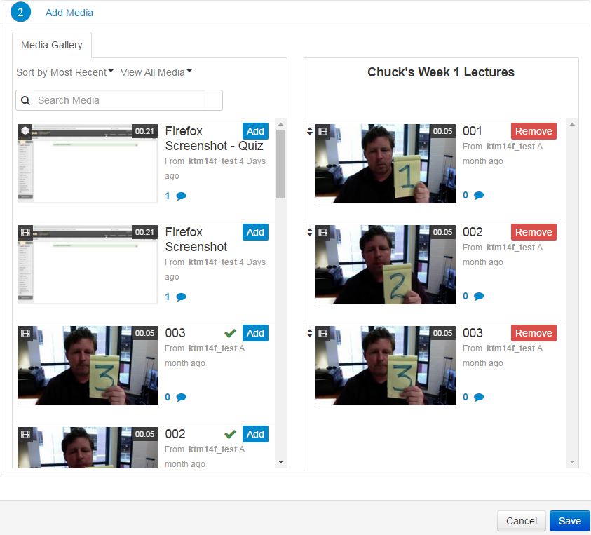 Instructors: How to organize your Media Gallery - FSU Canvas Support Center