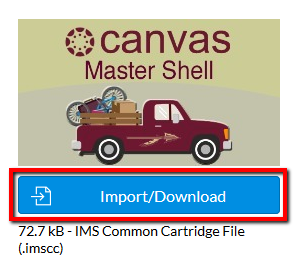 Design Tools: How to import the ODL Master Shell into your course or ...