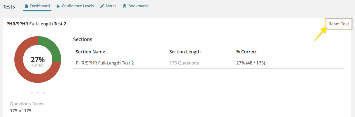 How Do I Reset A Test BenchPrep Support Center how-do-i-reset-a-test-benchprep-support-center