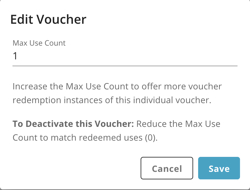 Managing Vouchers - Content Guide
