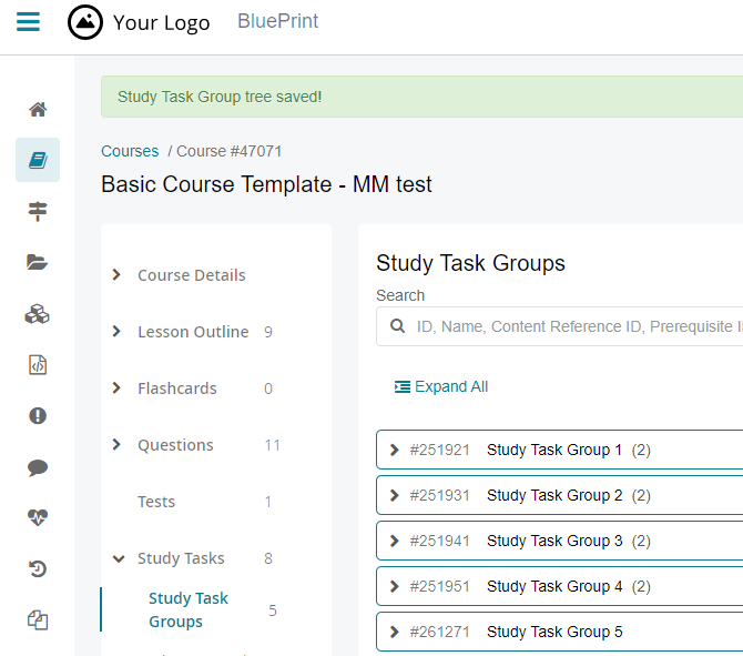 Creating and Editing a Structured Study Plan - Content Guide