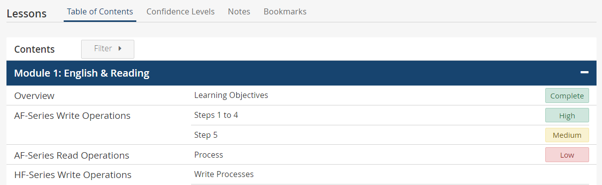 Navigating Lessons and Using Tools - Content Guide