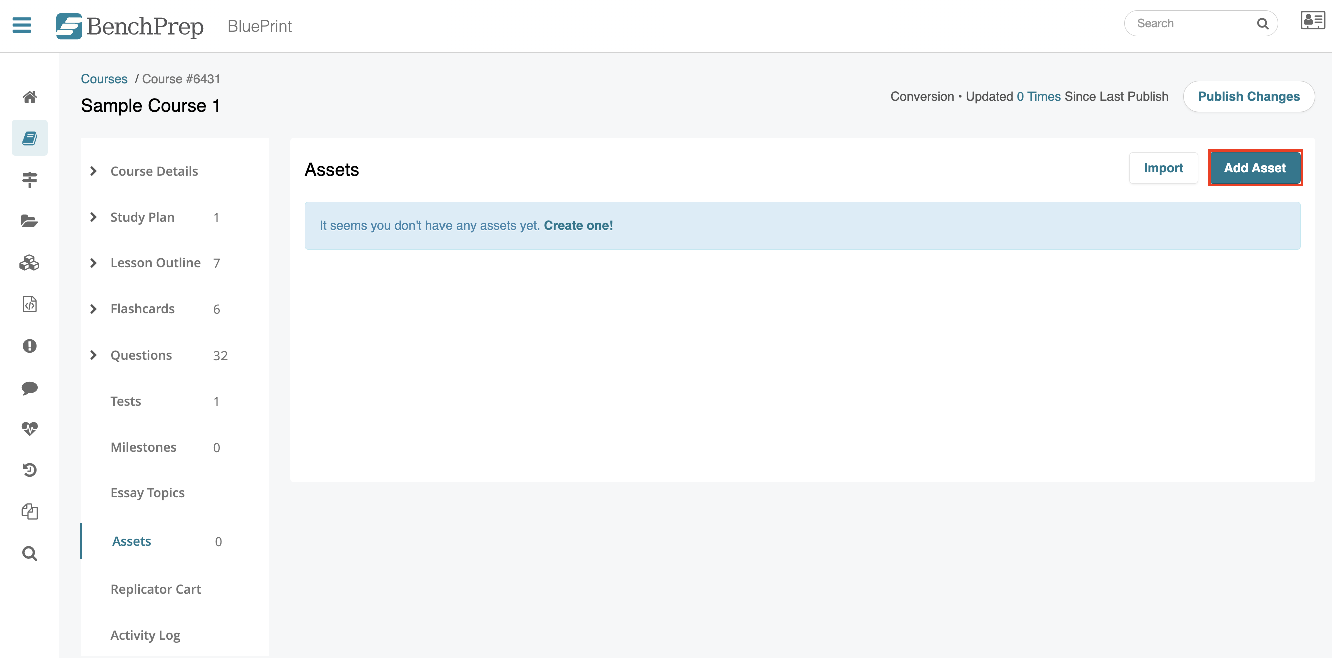Creating a New Asset - Content Guide