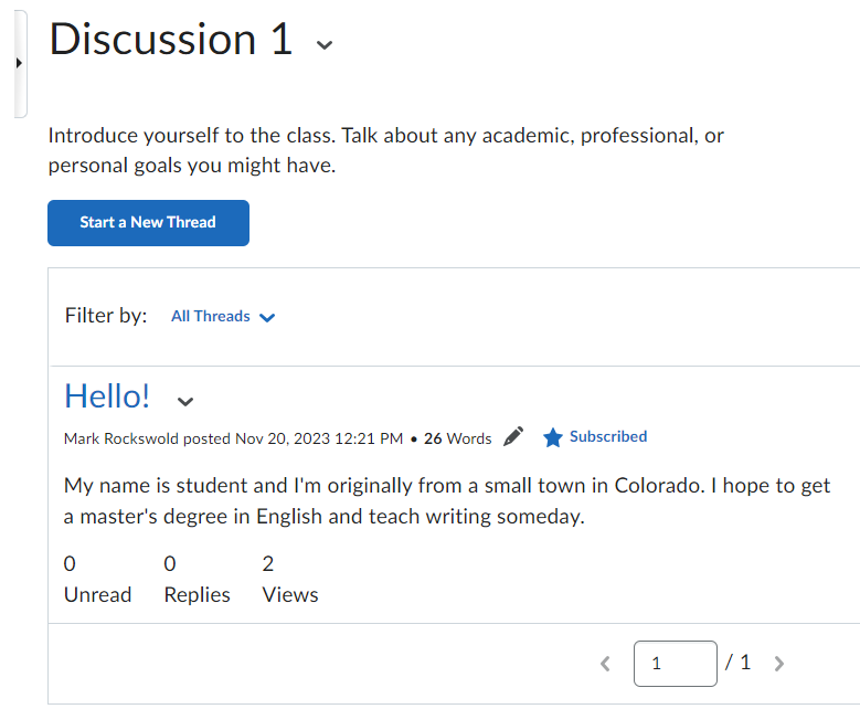 How to Post to a Discussion - CSP IT Ticketing