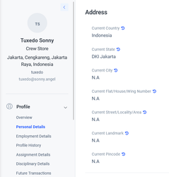 Data added in the forms are not reflecting in the employee profile - Ask Darwin