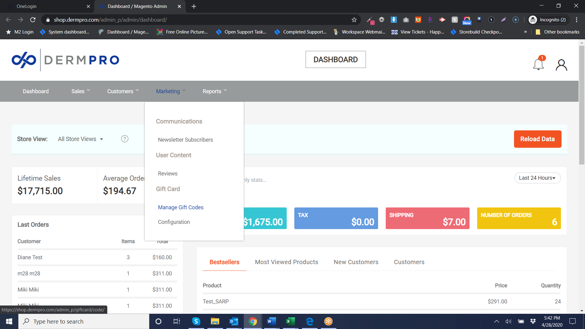 Gift Cards and In-Office Gift Card Redemption - DermPRO Support