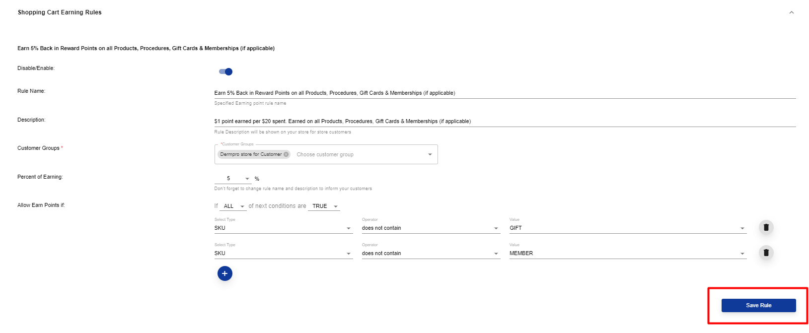 How to Edit Your Rewards Program Settings - DermPRO Support