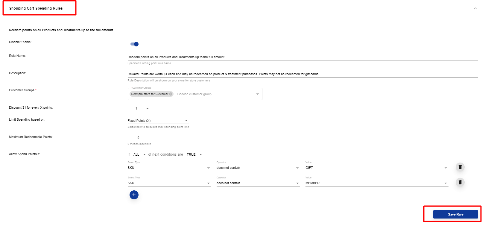 How to Edit Your Rewards Program Settings - DermPRO Support