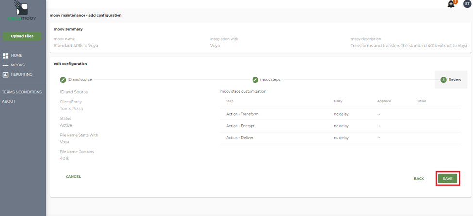 Add a moov configuration - detamoov