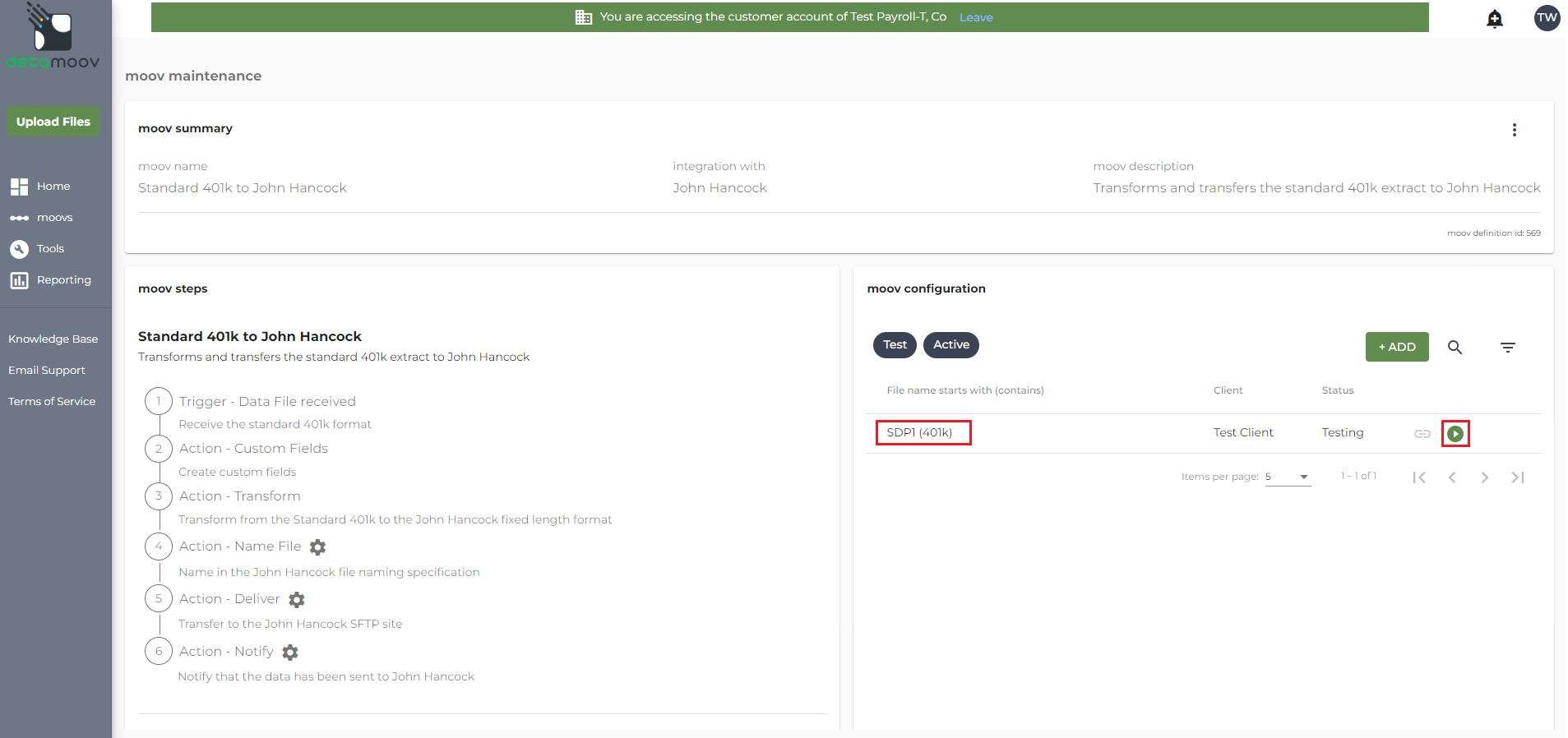 How do I manually execute a premier integration? - detamoov