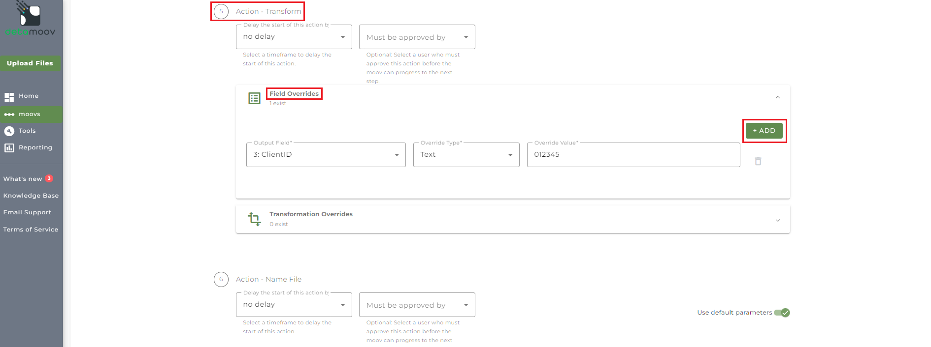 How to configure a Blue Star moov - detamoov