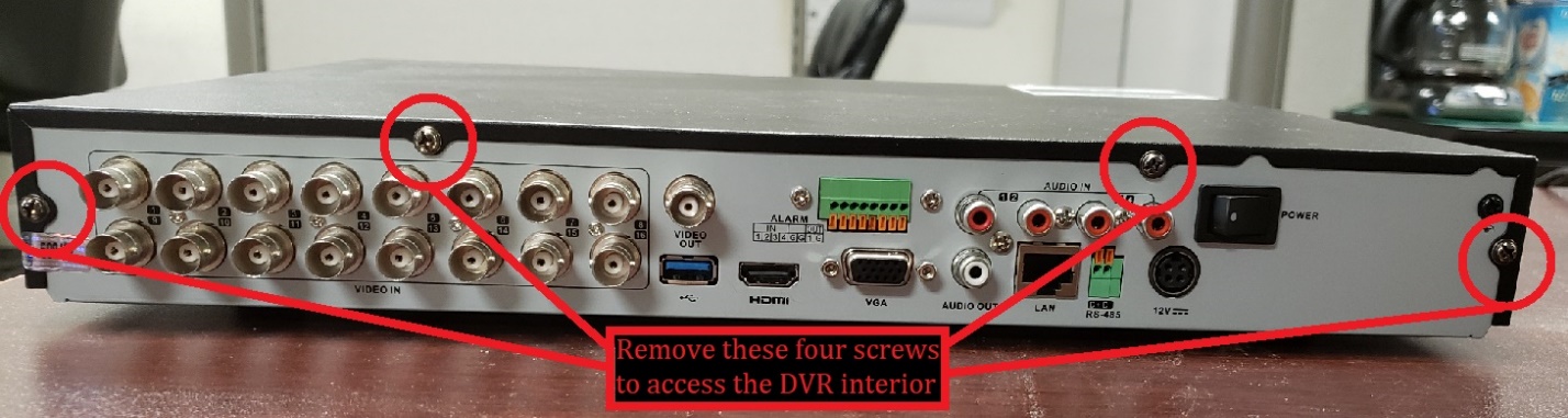 Installing a Hard Drive for a VMAX A1 Plus (5MP) - HappyFox