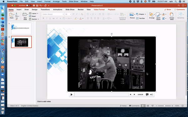 Play A Video In Click Sequence In Powerpoint EPosterBoards Help Desk