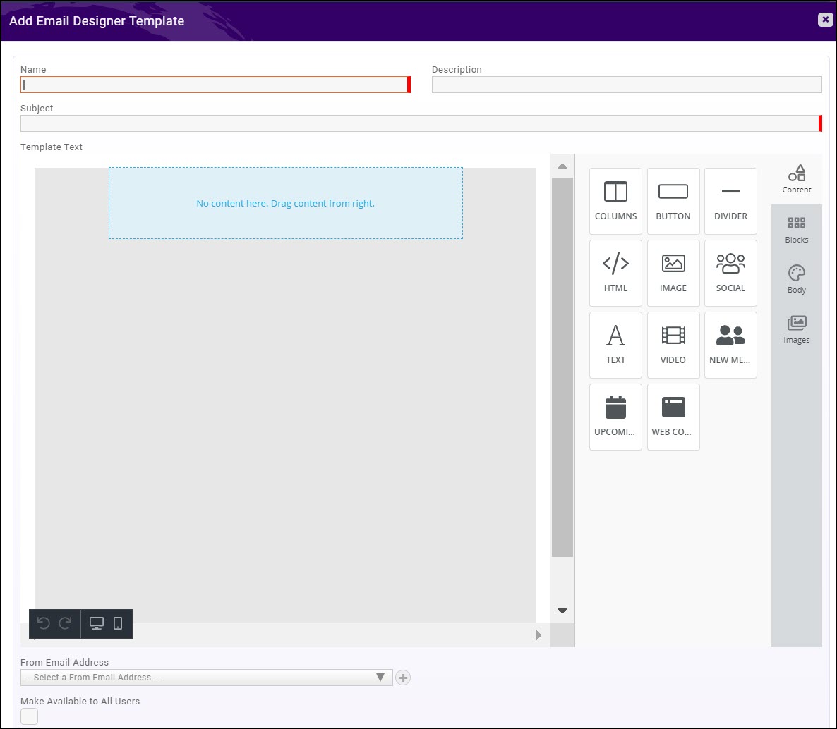Create a Email Designer Template from Scratch - GrowthZone
