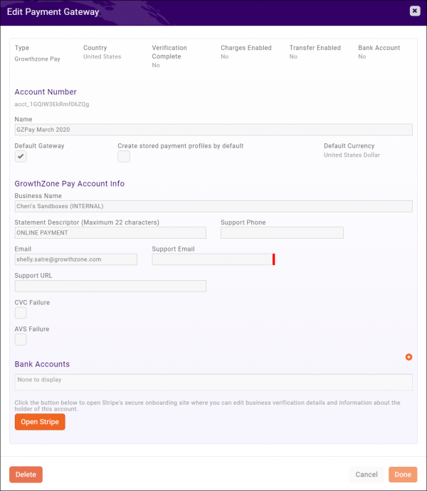Setup GrowthZone Pay - GrowthZone
