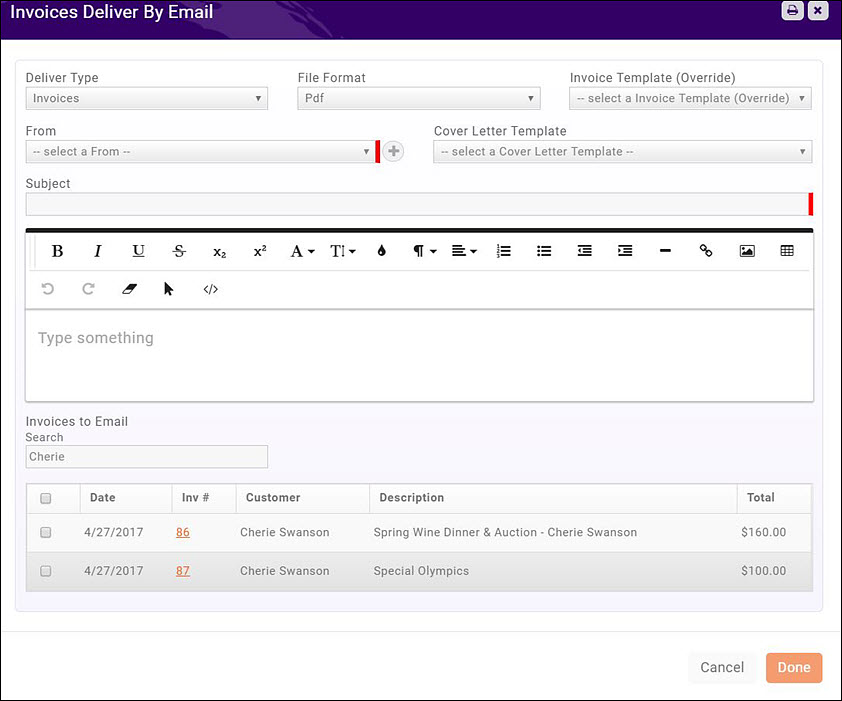 Redeliver Past Due Invoices - GrowthZone