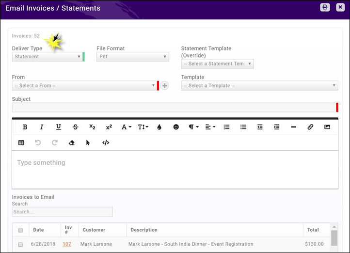 Email Statements - GrowthZone