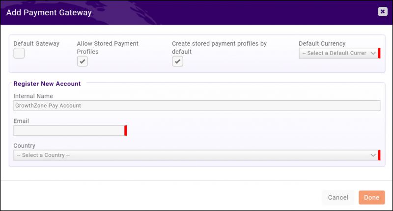 Setup GrowthZone Pay - GrowthZone