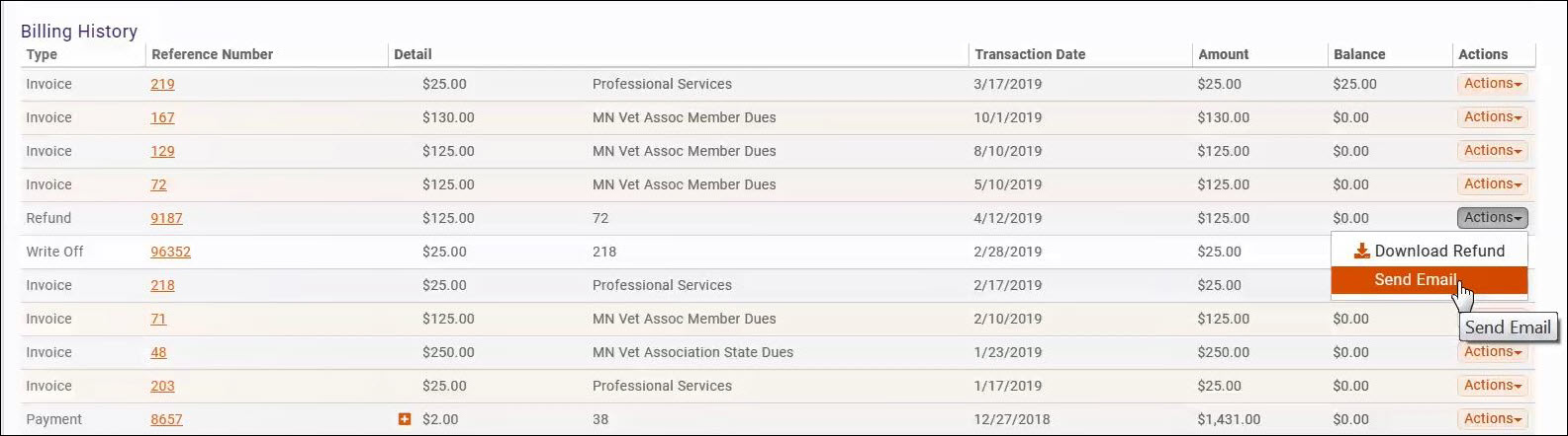 Process Refunds - Credit Card Processing - Integrated - GrowthZone