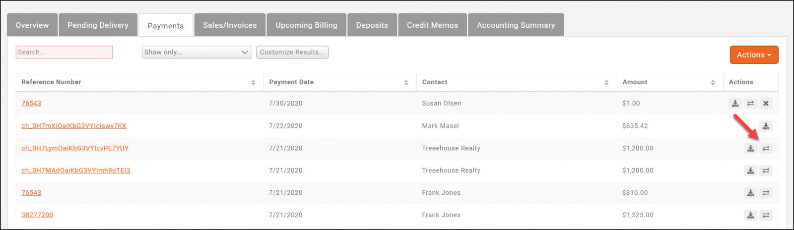 Process Refunds - Credit Card Processing - Integrated - GrowthZone