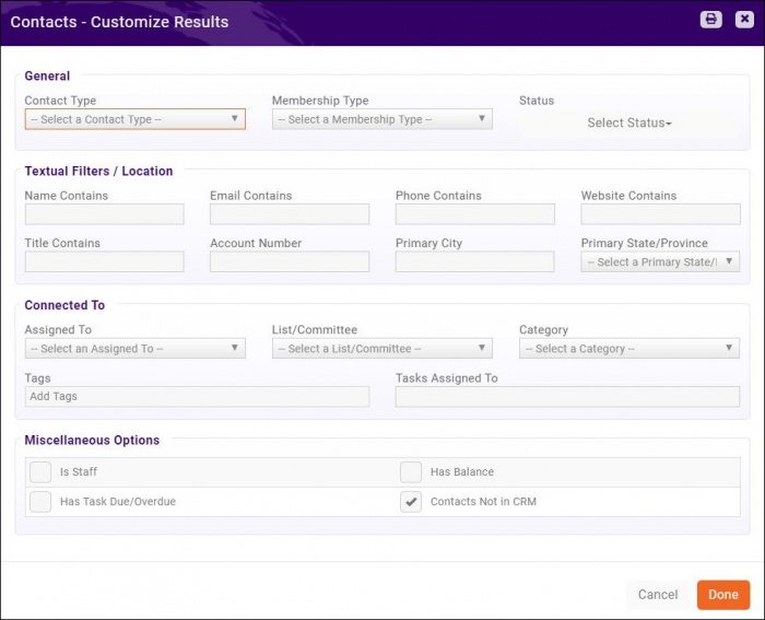 Search for a Contact - GrowthZone