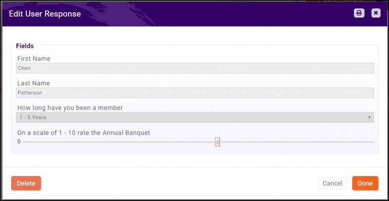 View Individual Form Responses - GrowthZone