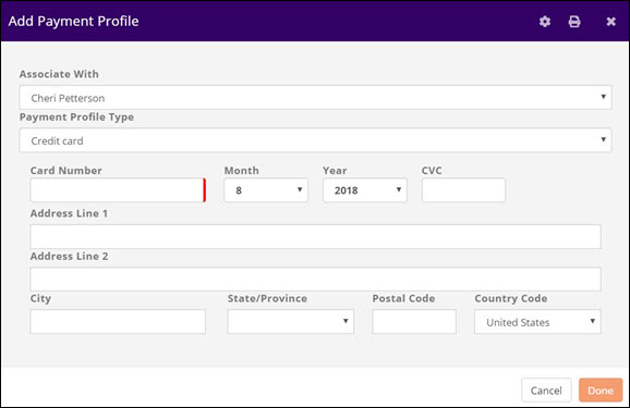 Store Bank Account/ACH Profile in the Info Hub - GrowthZone