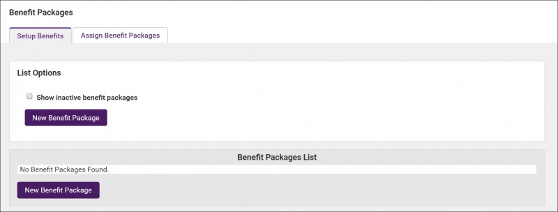 Assign Benefit Packages to Members - ChamberMaster