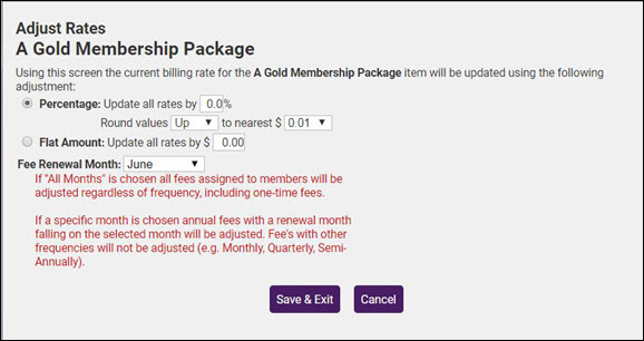 Increase Membership Dues - ChamberMaster