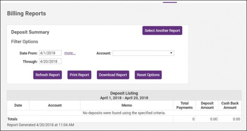 Process Deposits - ChamberMaster
