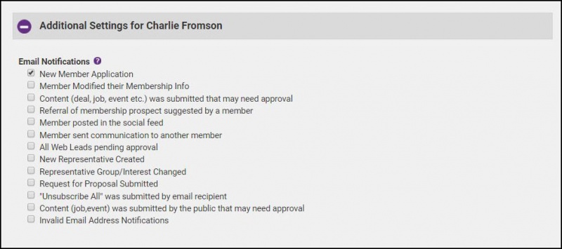 Manage Staff Logins and Permissions - ChamberMaster