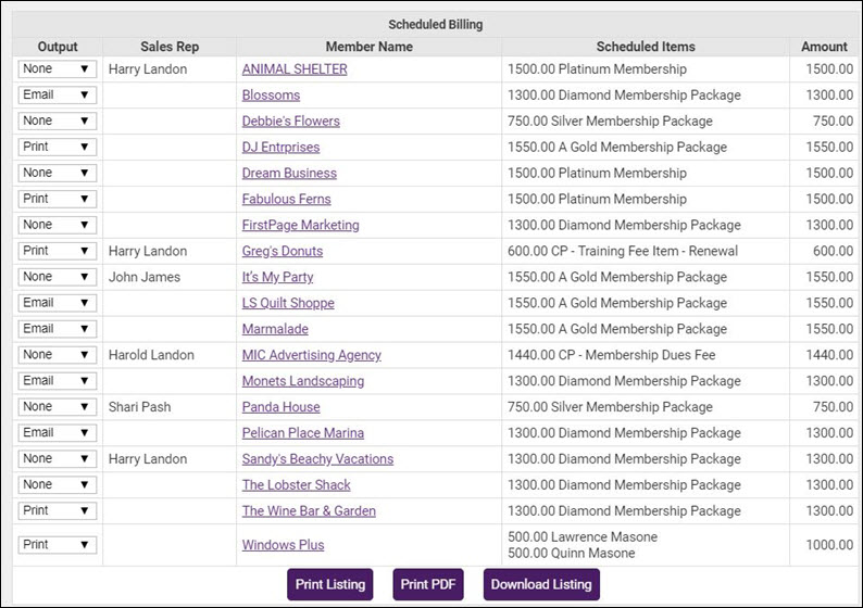 Notification Letters - ChamberMaster