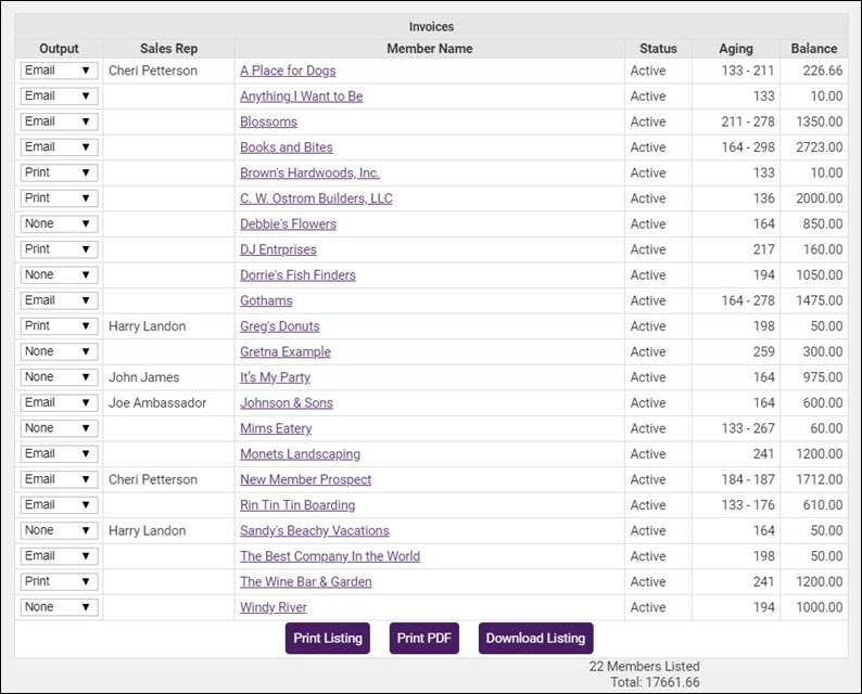 Collection Letters - ChamberMaster