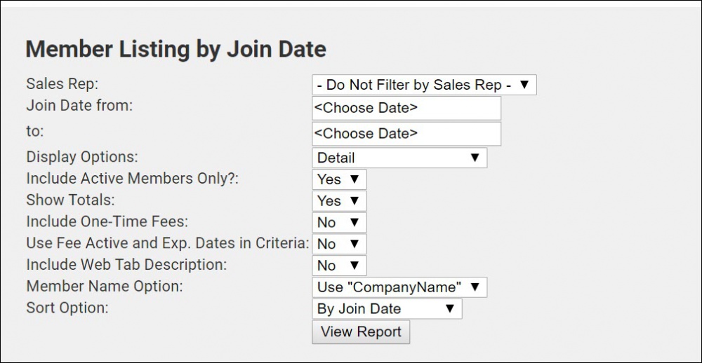 Member Listing by Join Date - ChamberMaster
