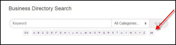 View/Update Business Directory Settings - ChamberMaster