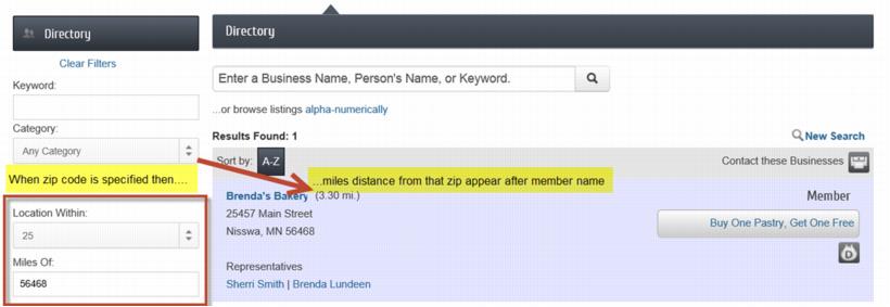 View/Update Business Directory Settings - ChamberMaster