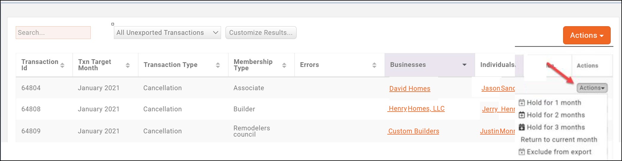 WMS Export - GrowthZone