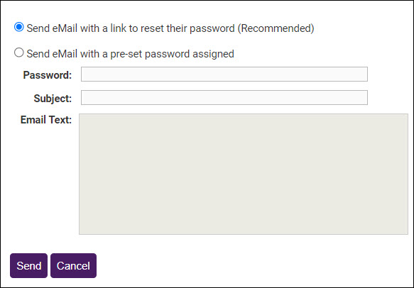 Manage Rep Login Credentials - ChamberMaster