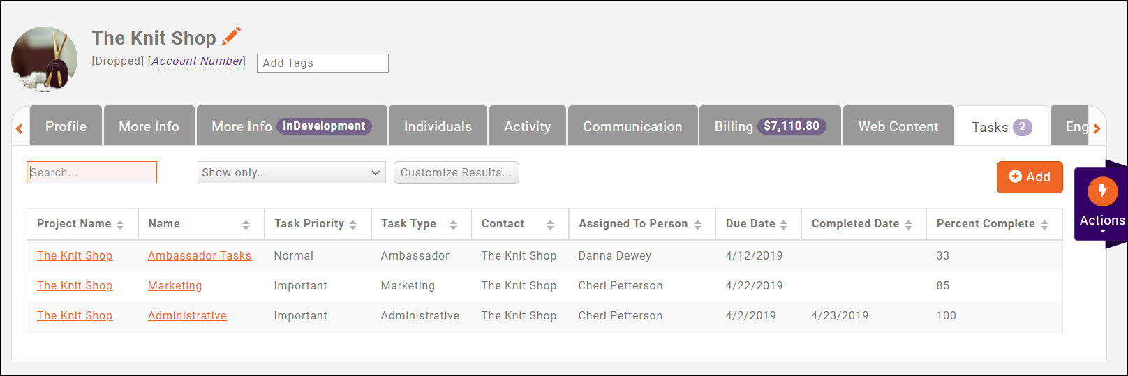 Add a Task - GrowthZone