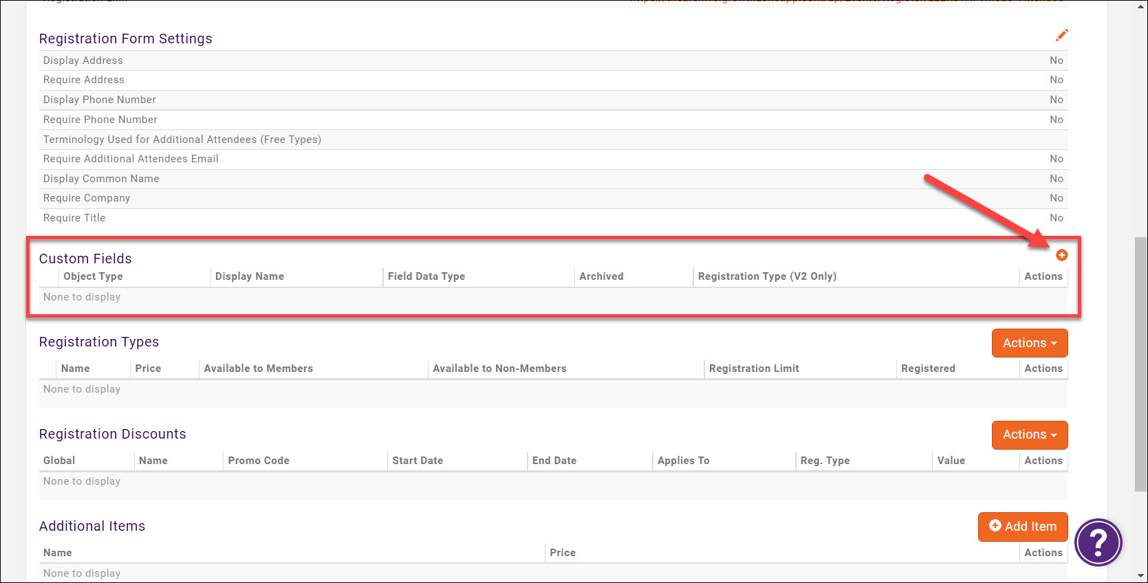 Event Custom Field: Session Selection - GrowthZone