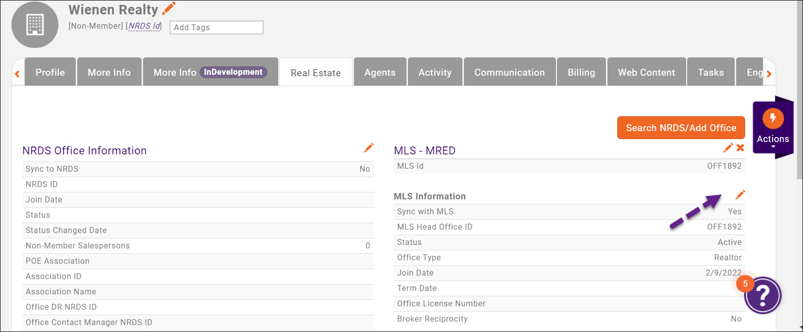 MRED - Add an Office - GrowthZone