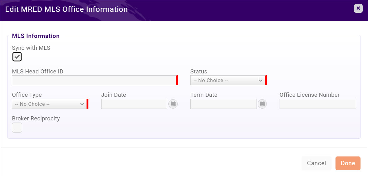 MRED - Add an Office - GrowthZone